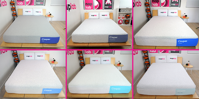 Casper Mattress Comparison - 6 Models Objectively Tested - NapLab